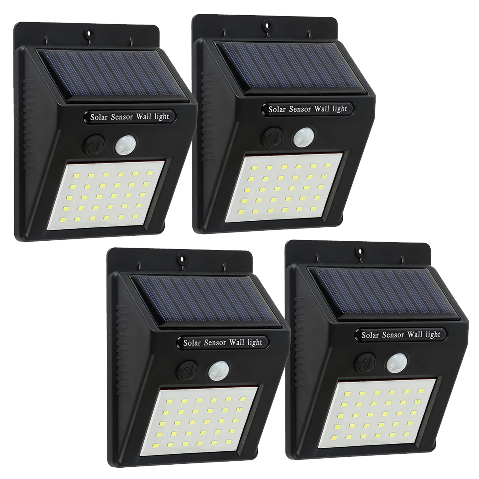 Solar Motion Light Outdoor 30 LED Wireless Security Wall Lamp IP65 ...
